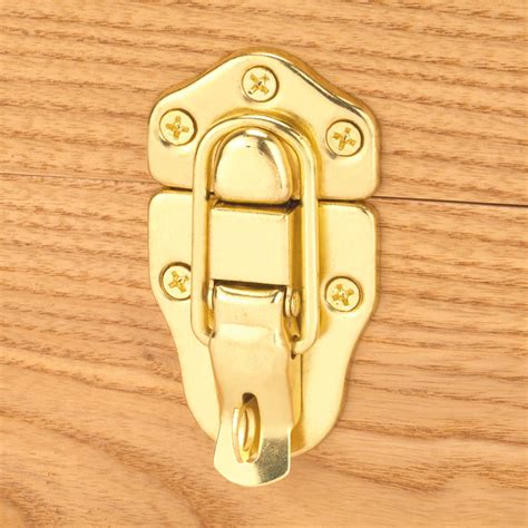 Lockable Draw Catch Brass Finish Parts
