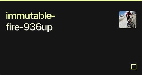 Immutable Fire Up Codesandbox