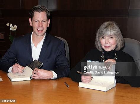 Author Christopher Rice And Mother Author Anne Rice Attend A Signing