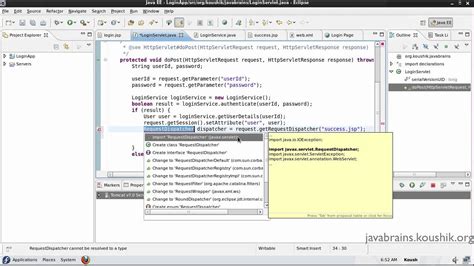 Jsps And Servlets Tutorial 16 Part 4 Using Requestdispatcher In The Mvc Application Youtube