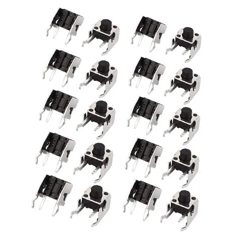 Buy X Dree 20pcs 6mmx6mm Panel Pcb Reset The Bracket Momentary Push