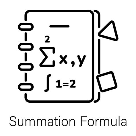 Trendy Summation Formula 40267115 Vector Art At Vecteezy