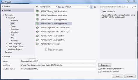 Fluent Validation In Aspnet Mvc With Example Tutlane