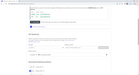 Publishing Site On Custom Domain Ssl Hosting Forum Webflow