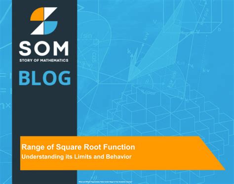 Range Of Square Root Function Understanding Its Limits And Behavior