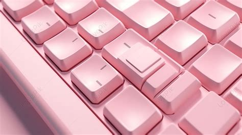 미니멀리스트 핑크 및 파스텔 추상 기술 키보드 디자인을 사용한 세련된 3d 렌더링 배경 리스 배경 골드 핑크 배경 사진관