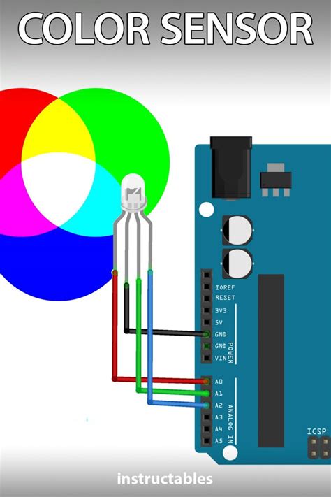 Diy Color Sensor Sensor Arduino Led Arduino