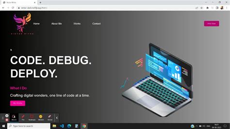 Victor Mitra On Linkedin Personalportfolio Webdevelopment React Reactthreefiber