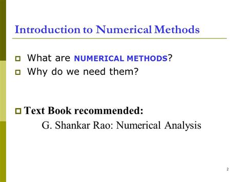 Introduction to Numerical Analysis - ppt download