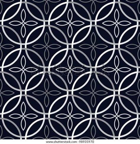 Vector Illustration Seamless Dark Pattern Stock Vector Royalty Free