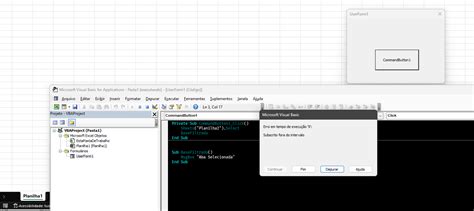 Projeto Erro de compilação Excel personalizando e automatizando tarefas com VBA Solucionado