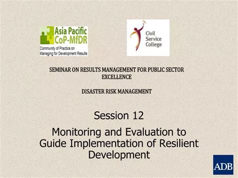 Ppt Session 12 Monitoring And Evaluation To Guide Implementation Of