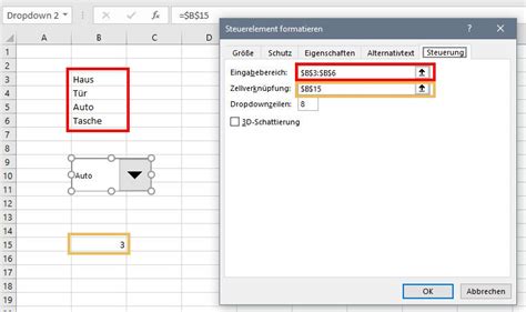 Excel Combobox Kombinationsfeld Erstellen So Gehts