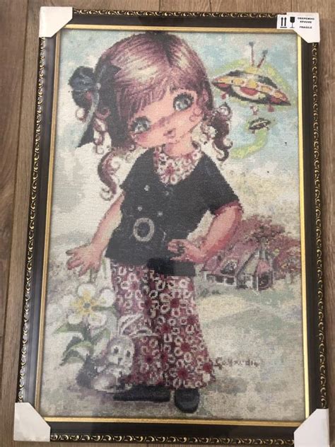 Вишита картина «дівчатко — ціна 6500 грн у каталозі Картини Купити товари для дому та побуту за