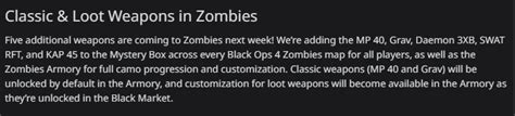 Clarification Rcodzombies