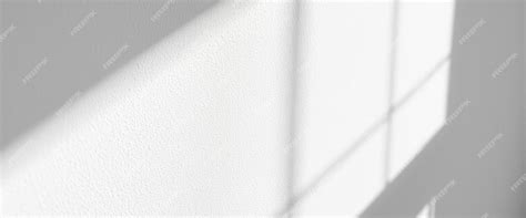 Abstract Light And Shadow Pattern On A White Wall Premium Ai Generated Image