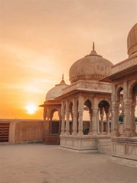 Devi Kund Sagar The Beautiful Royal Cenotaphs Of Bikaner Web Story