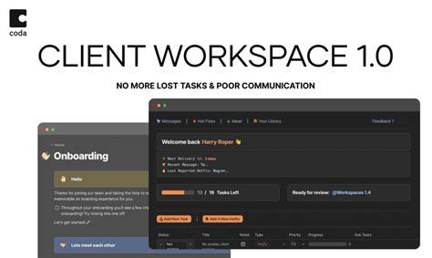 Client Workspace V10