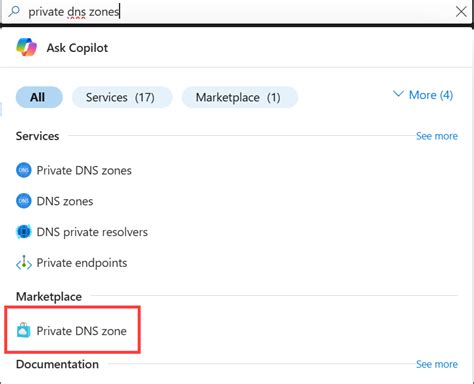 Quickstart Create An Azure Private DNS Zone Using The Azure Portal Microsoft Learn
