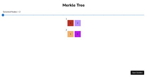 Merkle Tree Forked Codesandbox Merkle Tree Forked Codesandbox