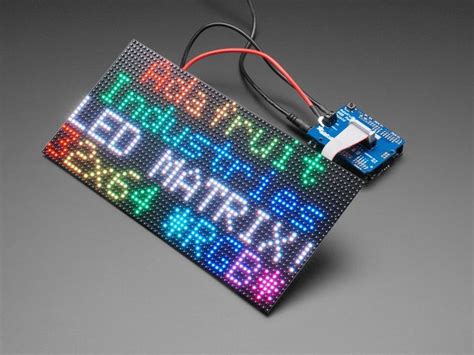 Adafruit Rgb Matrix Shield For Arduino Arduino Arduino Projects Arduino Projects Diy