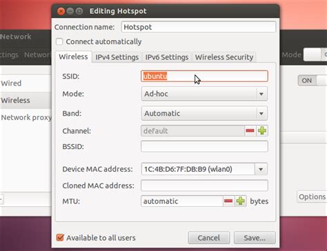 turn your ubuntu laptop into a wireless access point