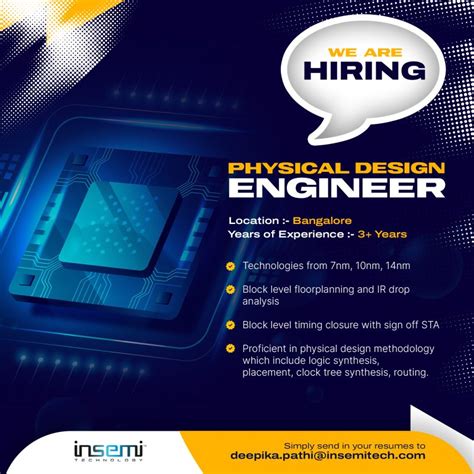 Deepika Pathi On Linkedin Hiring Experience Job Vlsi Sta Pd Bangalore