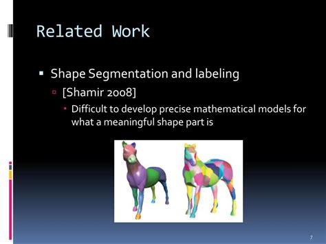 PPT Projective Analysis For D Shape Segmentation PowerPoint Presentation ID