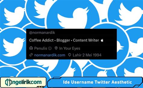 100 Ide Username Twitter Aesthetic Yang Masih Available