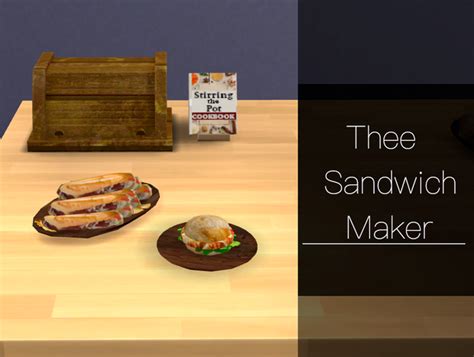 Sandwich Maker In Sims QMBiBi On Patreon