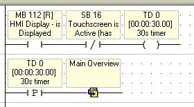 HMI Page Time Out Vision Samba PLC HMI Controllers VisiLogic Software Unitronics