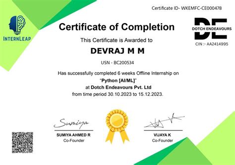Devraj M M On Linkedin Internship Internship2023 Pythonprogramming Artificialintelliegence