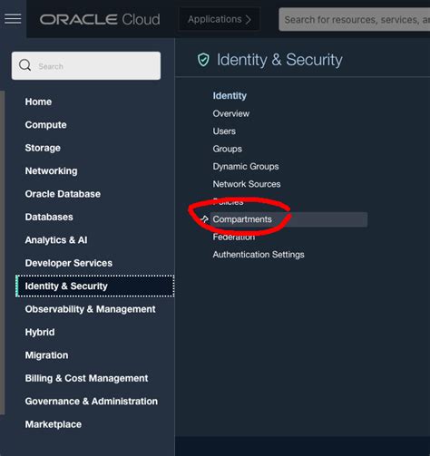 Create A Oracle Cloud Compartment By Chris Bensen Oracle Developers