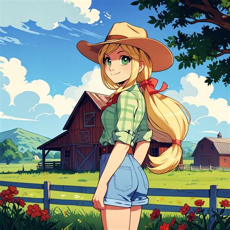 Applejack Anime By Goldenheart4 On Deviantart