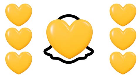 Yellow Heart Emoji Png
