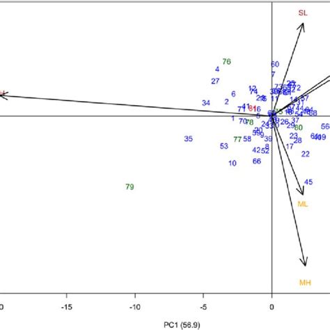 Principal Component Analysis PCA Illustrating Relationships Between
