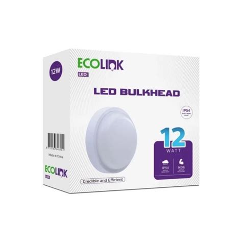 Ecolink 12w 20w Led Bulkhead Ceiling Outdoor Wall Lamp Shopee