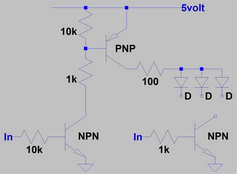 Multiplexing With NPN And PNP Transistors LEDs And Multiplexing Arduino Forum