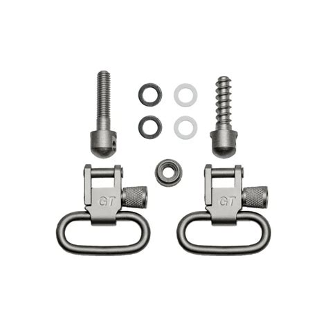 Grovtec Machine Screw Fore End Swivel Set 1 Loops Satin Nickel Grovtec Machine Screw Fore End Swivel Set 1 Loops Satin Nickel