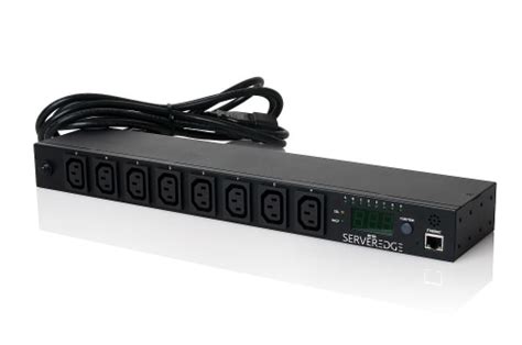 Serveredge 8 Port Switched Pdu 8 Iec C13 Output And 1 Iec C14 Input
