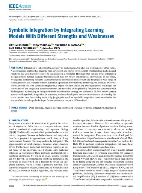 pdf symbolic integration by integrating learning models with