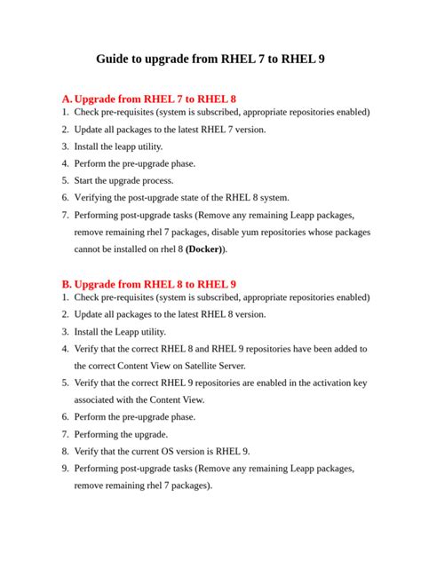 Guide To Upgrade Rhel Pdf