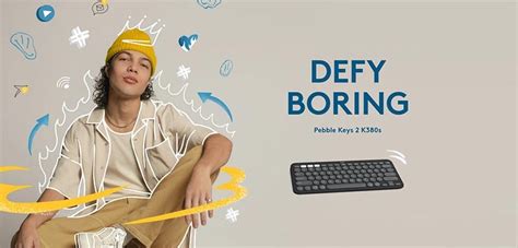 Logitech Pebble Keys K S Wireless Keyboard Tonal Graphite Sweech