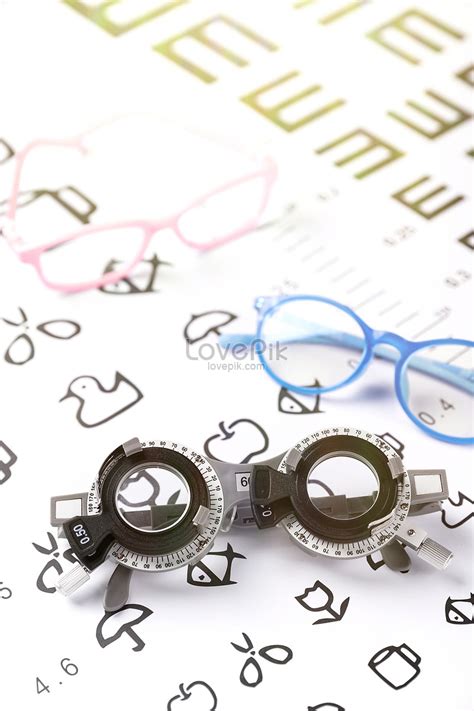 Visual Acuity Chart And Optometry Frame Picture And Hd Photos Free Download On Lovepik