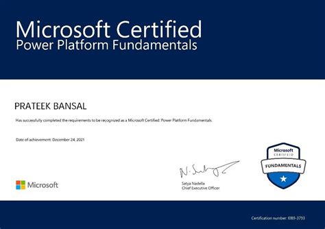Prateek Bansal On Linkedin I Got Certified In Microsoft Power Platform