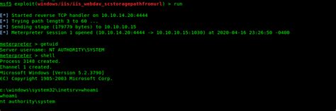 Hackthebox Granny Writeup Whatinfotech