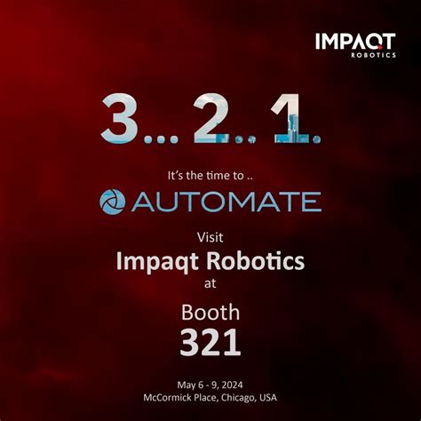 Impaqt Robotics On Linkedin Automate Impaqt Robotics Automateshow
