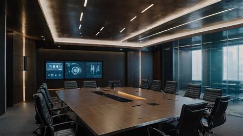 Premium Photo Hightech Control Room Multiple Screens Advanced Monitoring System Futuristic