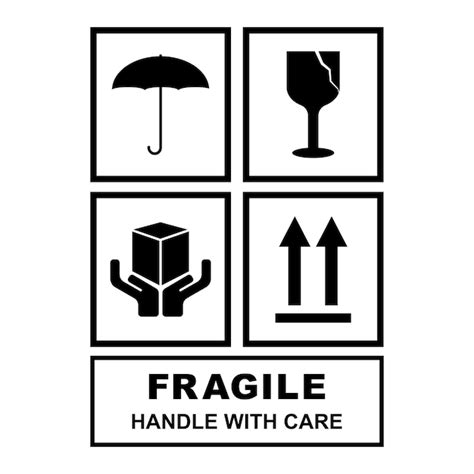 Logo Fragile Vecteurs Téléchargez Gratuitement Des Vecteurs De
