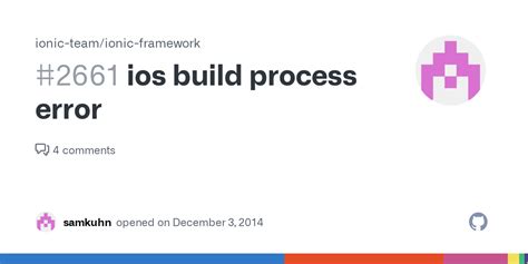 ios build process error · issue 2661 · ionic team ionic framework · github